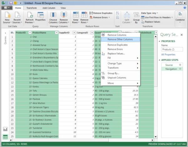 Creating Sales Report Using Odata Feed With Power Bi Designer